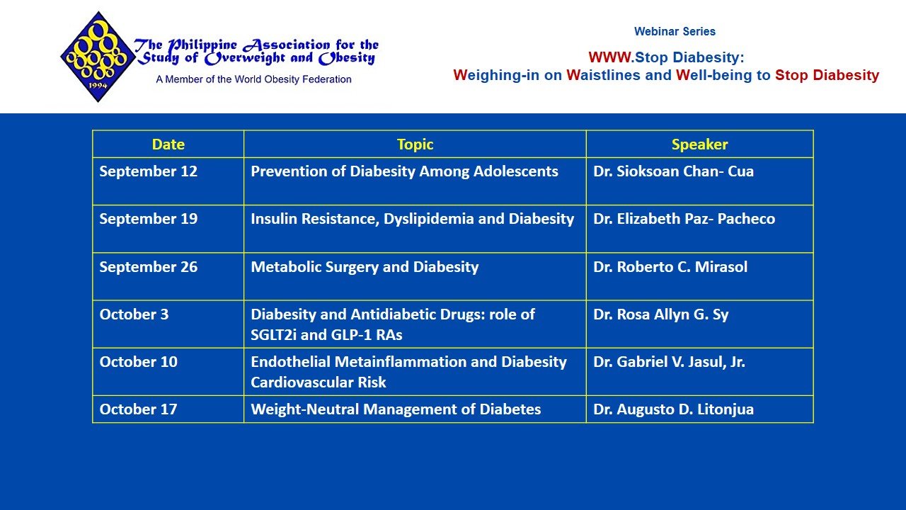 Philippine Association for the Study of Overweight and Obesity