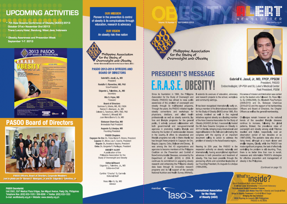 Obesity Alerts - Philippine Association for the Study of Overweight and ...